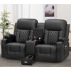 LOBERFVE Recliner Sofa, Double Reclining Loveseat, 2 Seater Sofa Home ...