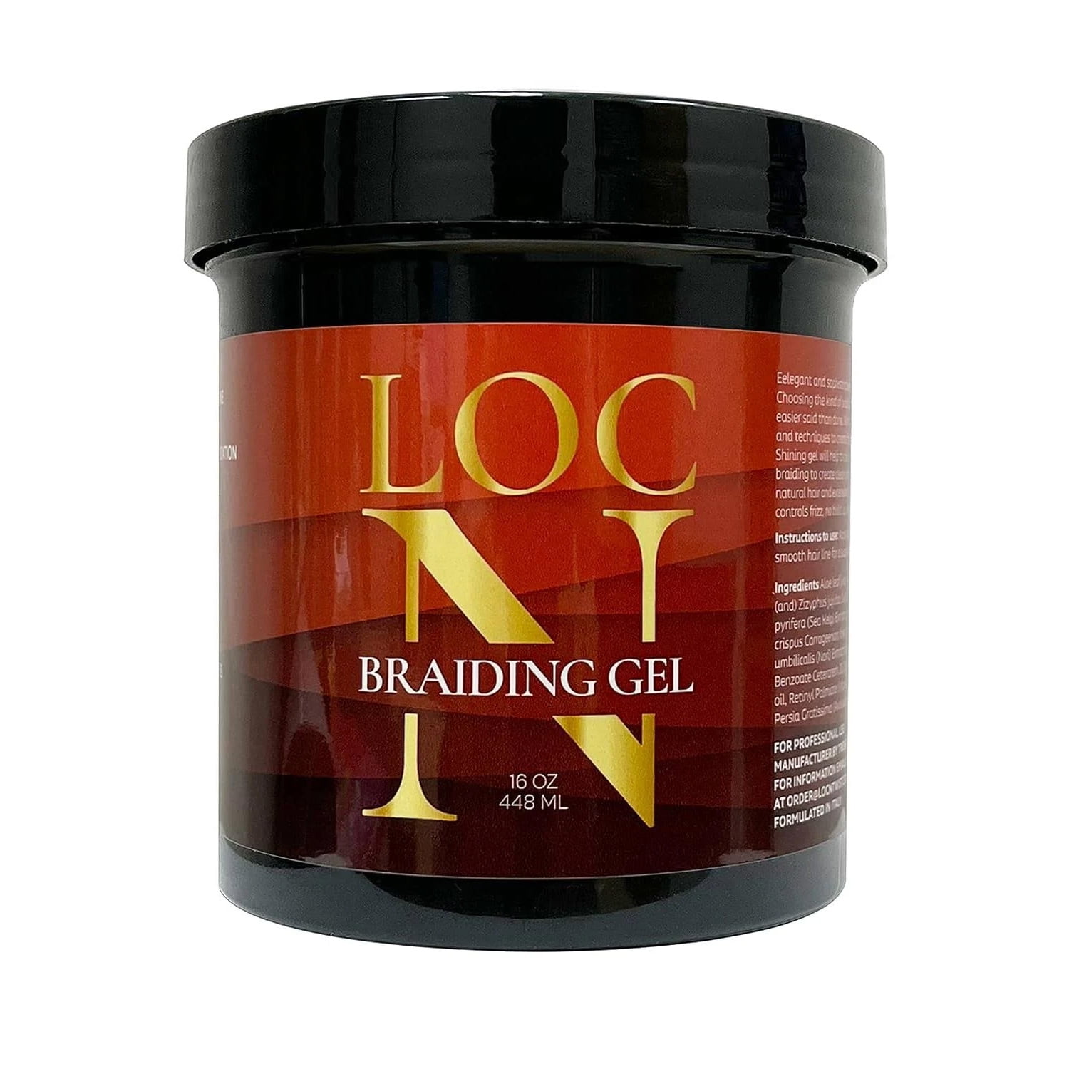 Loc N Braiding Hair Gel 16 Oz