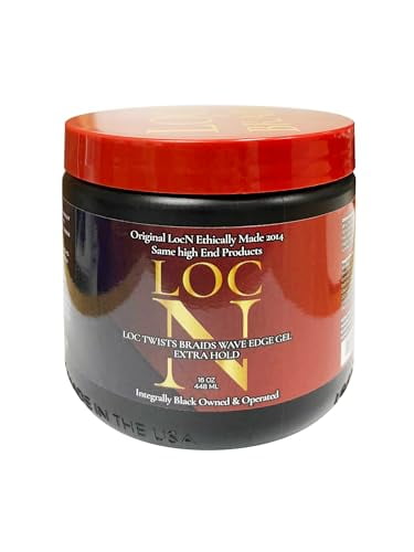 LOC N GEL LOC Twists Braids Wave Edge Gel 16 OZ. -Extra Hold- - Walmart.com