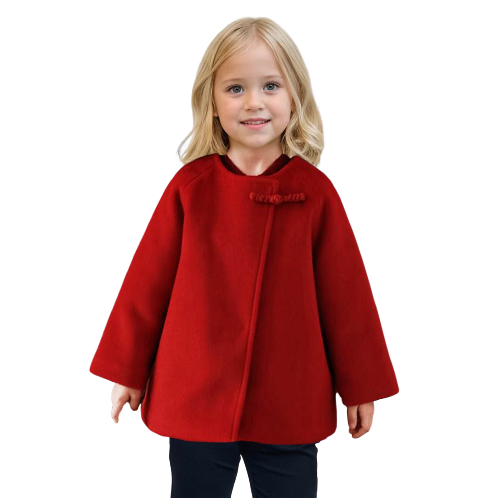 LOCHEX Toddler Baby Girls Princess Jacket Clothes Thick Warm Button ...