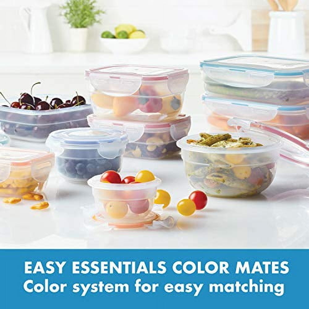 LOCK & LOCK Easy Essentials Color Mates Food Storage lids/Airtight ...