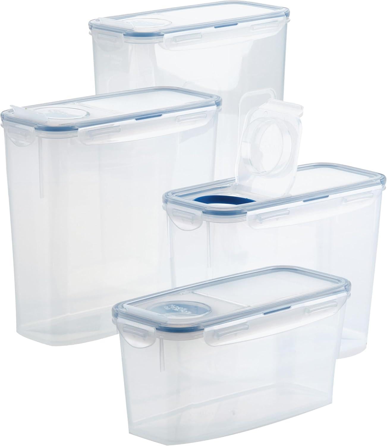 LOCK & LOCK Pantry Container Food Storage Bin, Rectangular, BPA-free ...