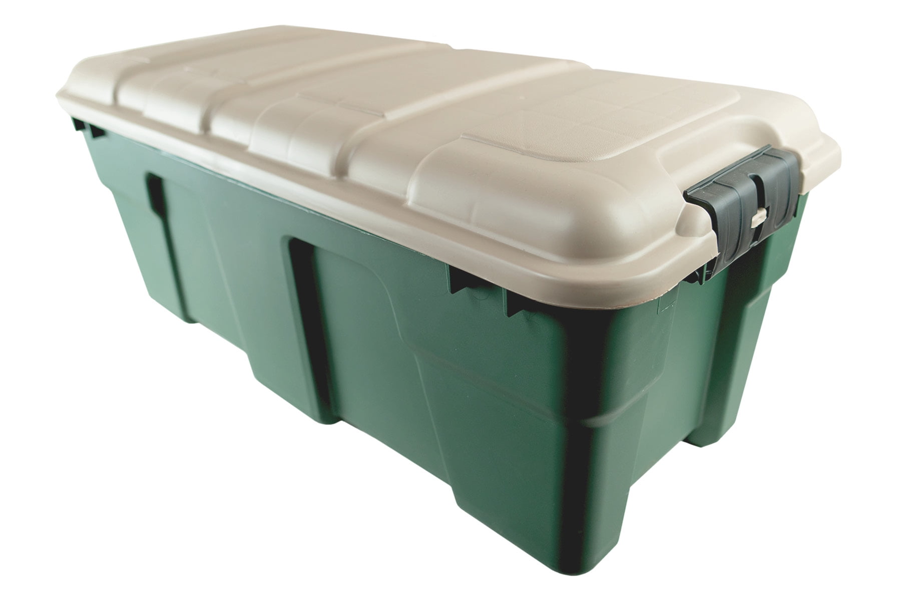LOCK-N-STOR, Forest Green & Khaki, 17 Gallon Lockable Storage Box - 6 ...