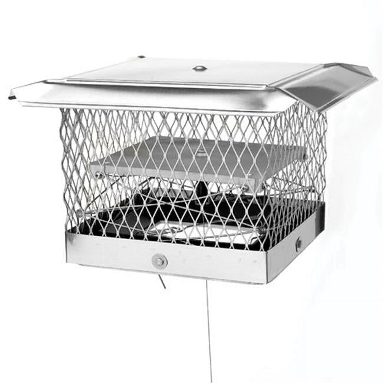 LOCK-TOP 09518 8 in. x 17 in. Base California Mesh Chimney Cap and ...