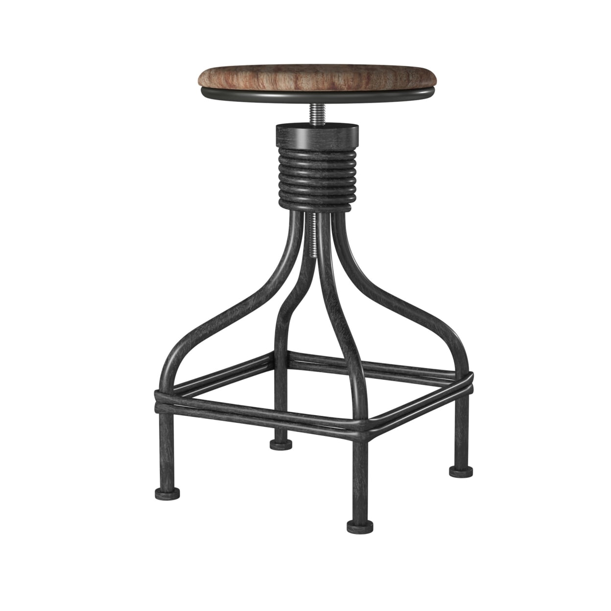 LOCKER COLLECTION Swivel Stool - Walmart.com