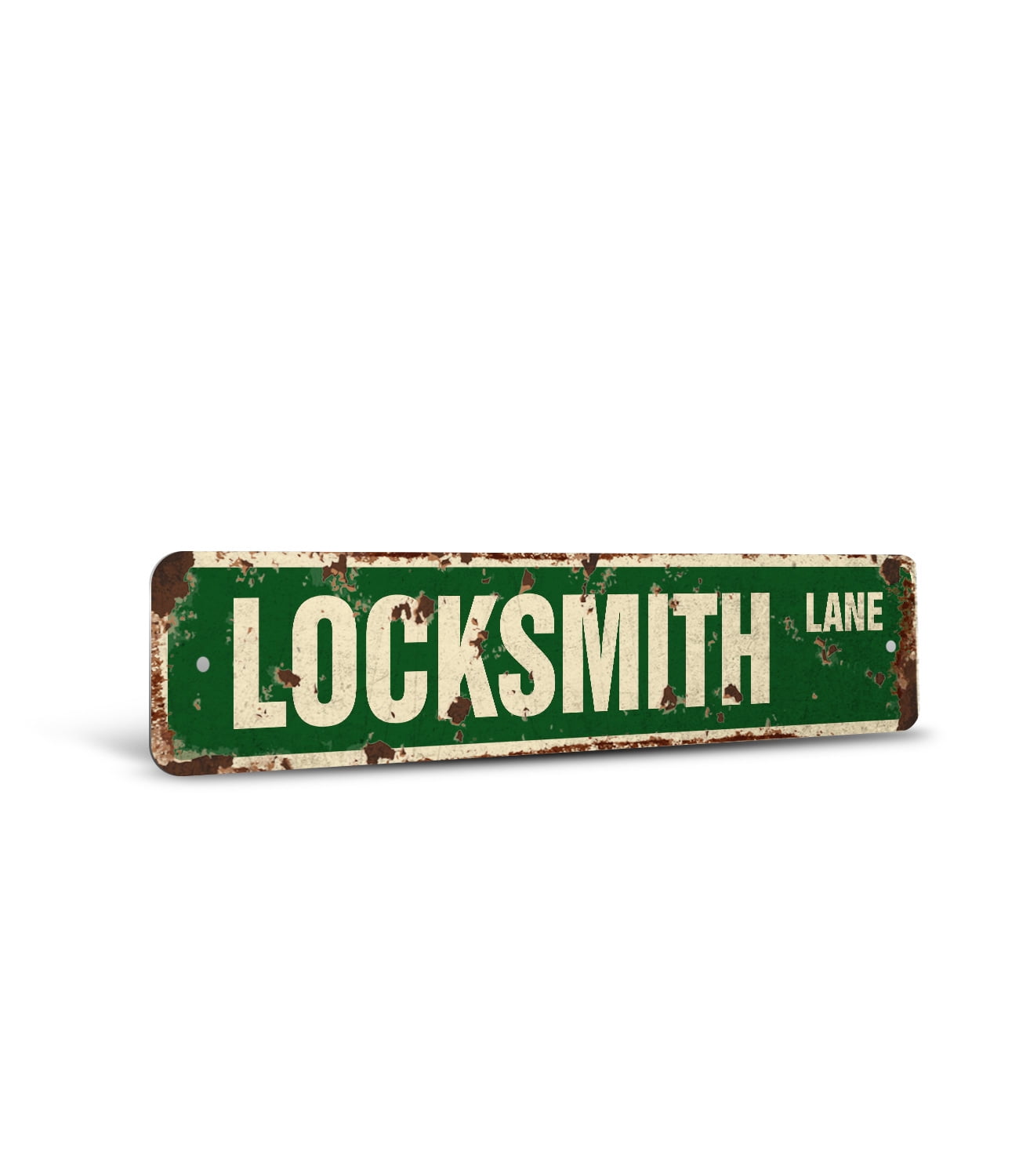 LOCKSMITH Vintage Style Rustic Street Sign – Lock Smith Keys Locks 24 ...