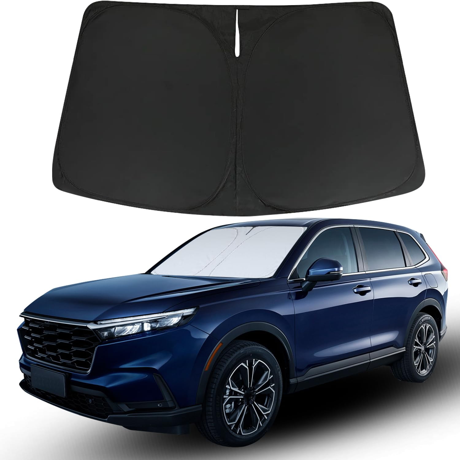LOCOY Windshield Sun Shade Fit for Honda CRV Accessories 2023 2024 2025 ...