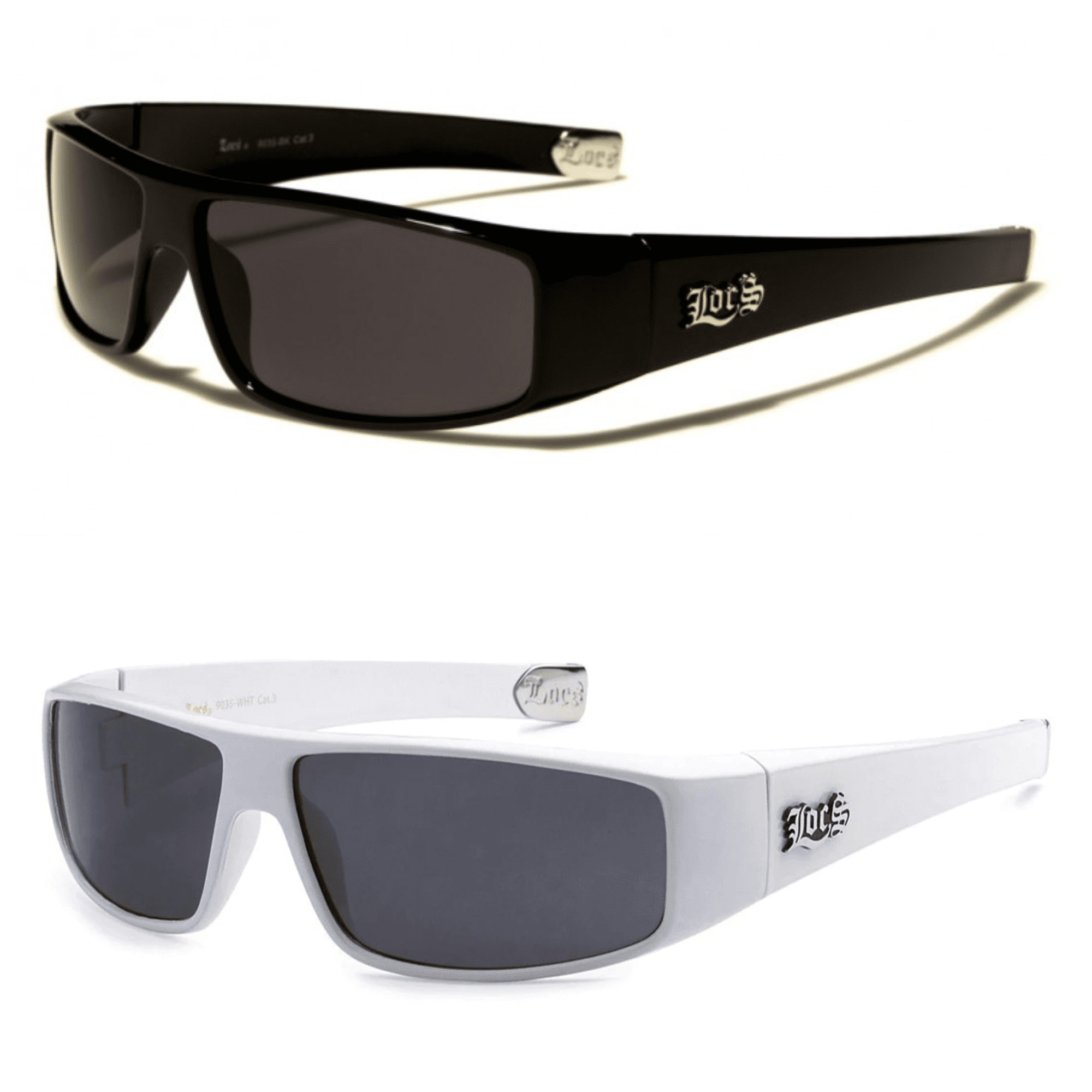 LOCS Hardcore Shades 2 Pack CLASSIC LOCS Black & White Style 35 ...