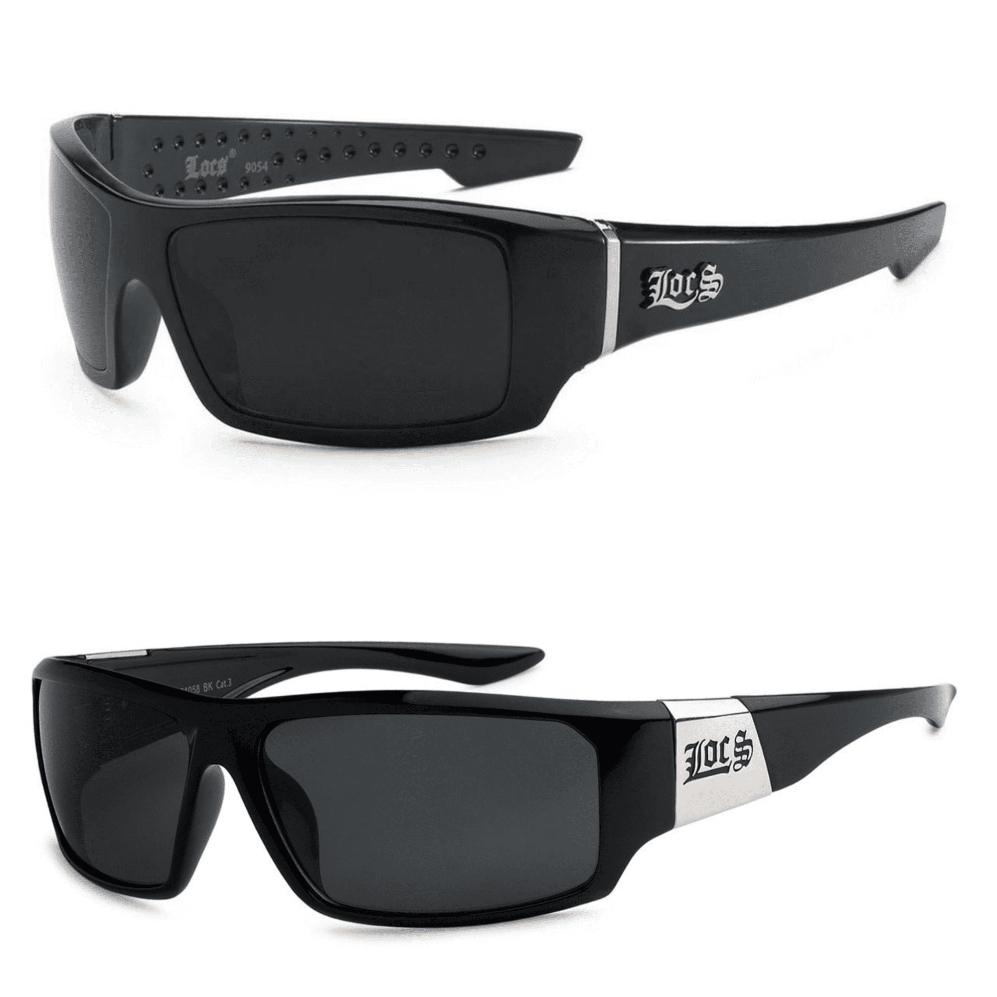 LOCS Hardcore Shades 2 Pack HARDCORE LOCS Sunglasses | BLACK Old School OG Gangster Cholo Shades ...