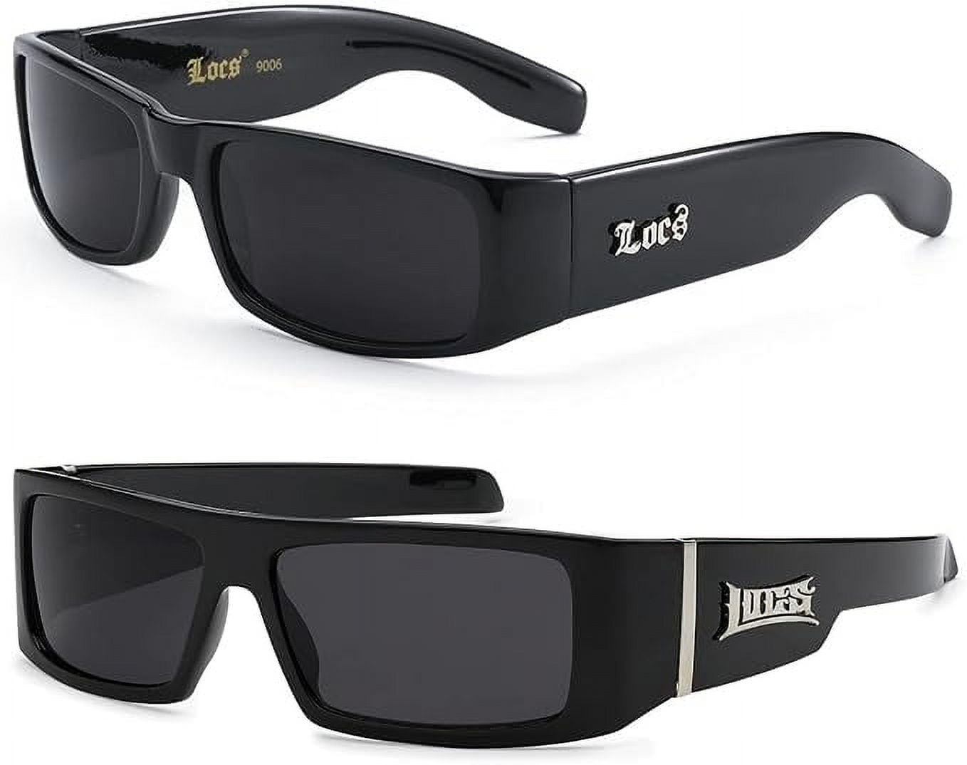 LOCS Hardcore Shades 2 Pair LOCS Sunglasses | BLK Designer Old School ...