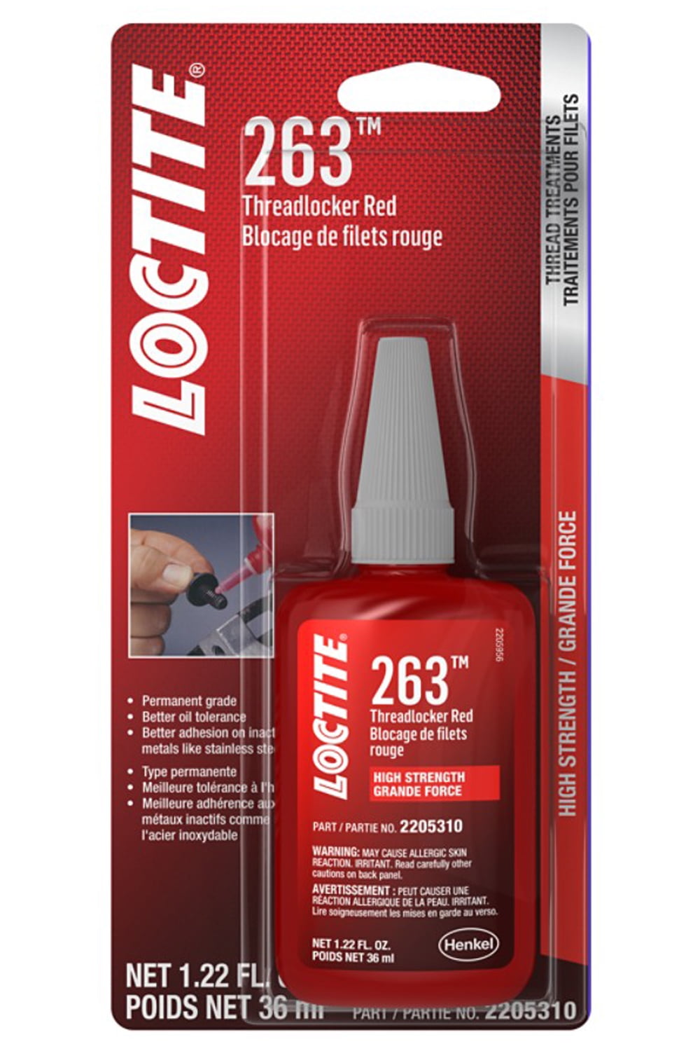 LOCTITE 2205310 263 Threadlocker Red Su rface Nepal | Ubuy