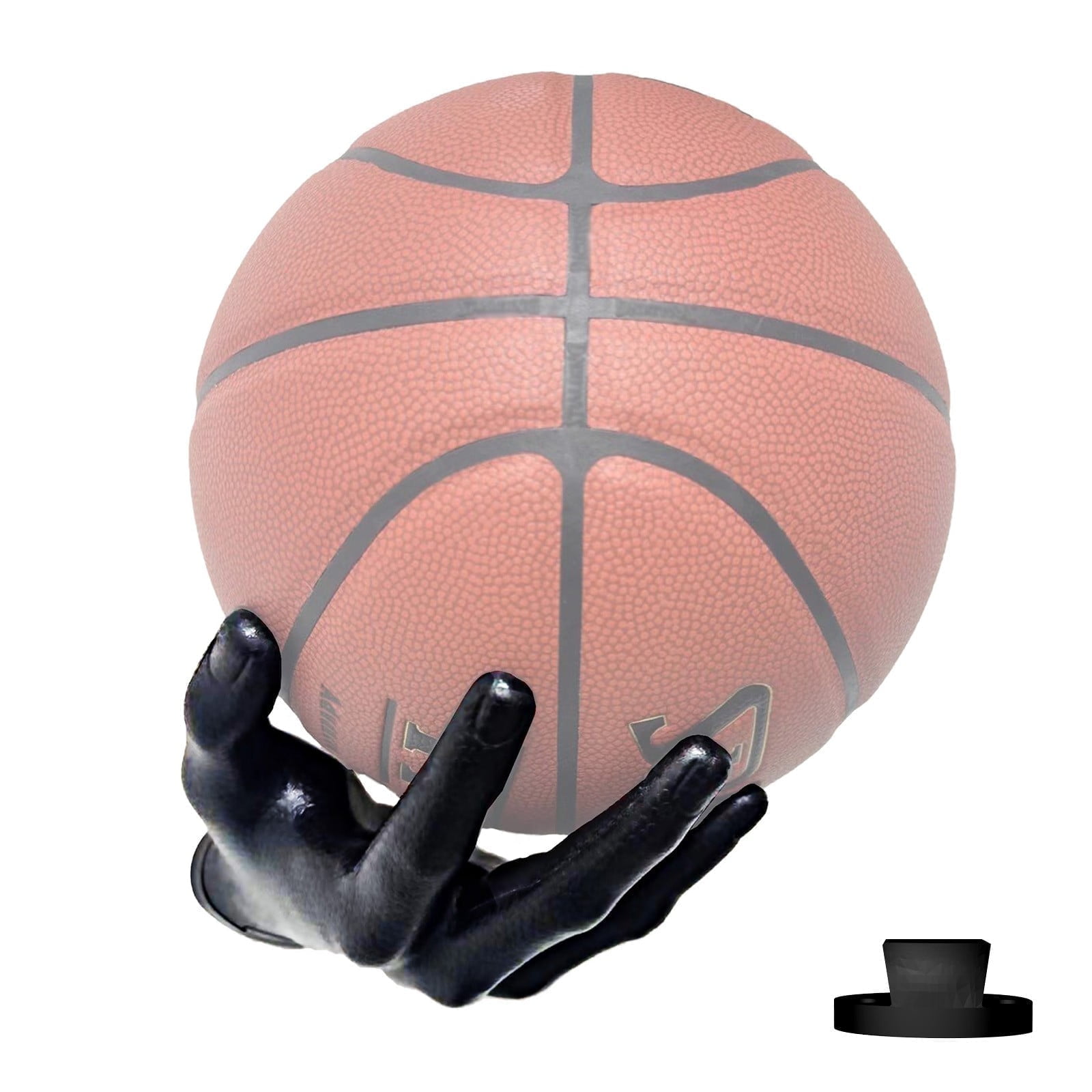 LOCZAR Basketball Holder, Hand Sculpture Ball Holder Wall Mount Art ...