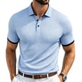 LODIENY Jacquard Textured Shirts for Men Short Sleeve Regular Fit ...
