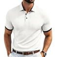 LODIENY Jacquard Textured Shirts for Men Short Sleeve Regular Fit ...