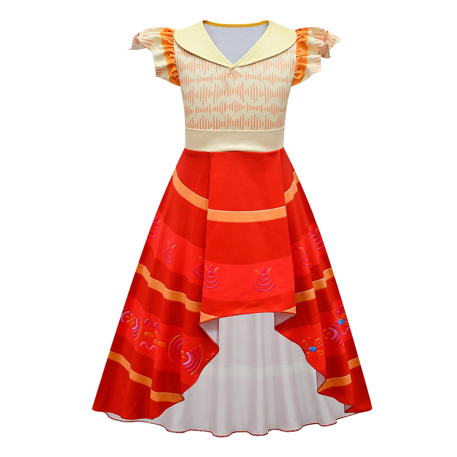 LOEL Mirabel Pepa Prima Isabela Princess Costume Girl Print Short ...