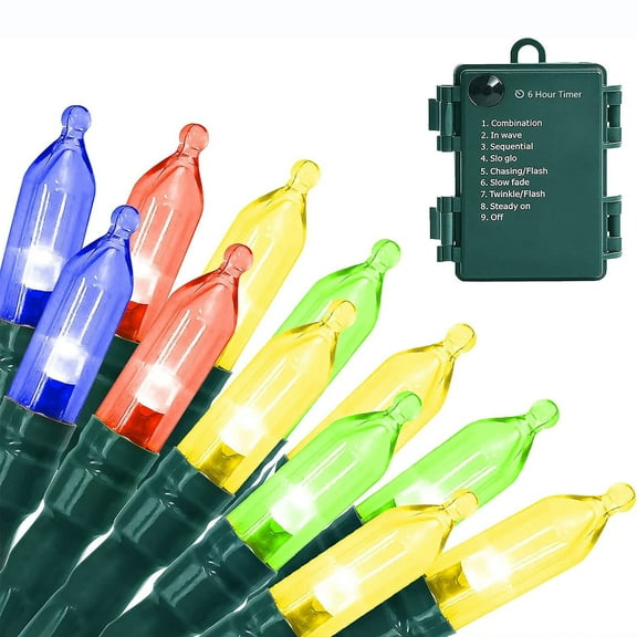 SRWEHG-White LED Christmas Tree Lights - Warm White Christmas String ...