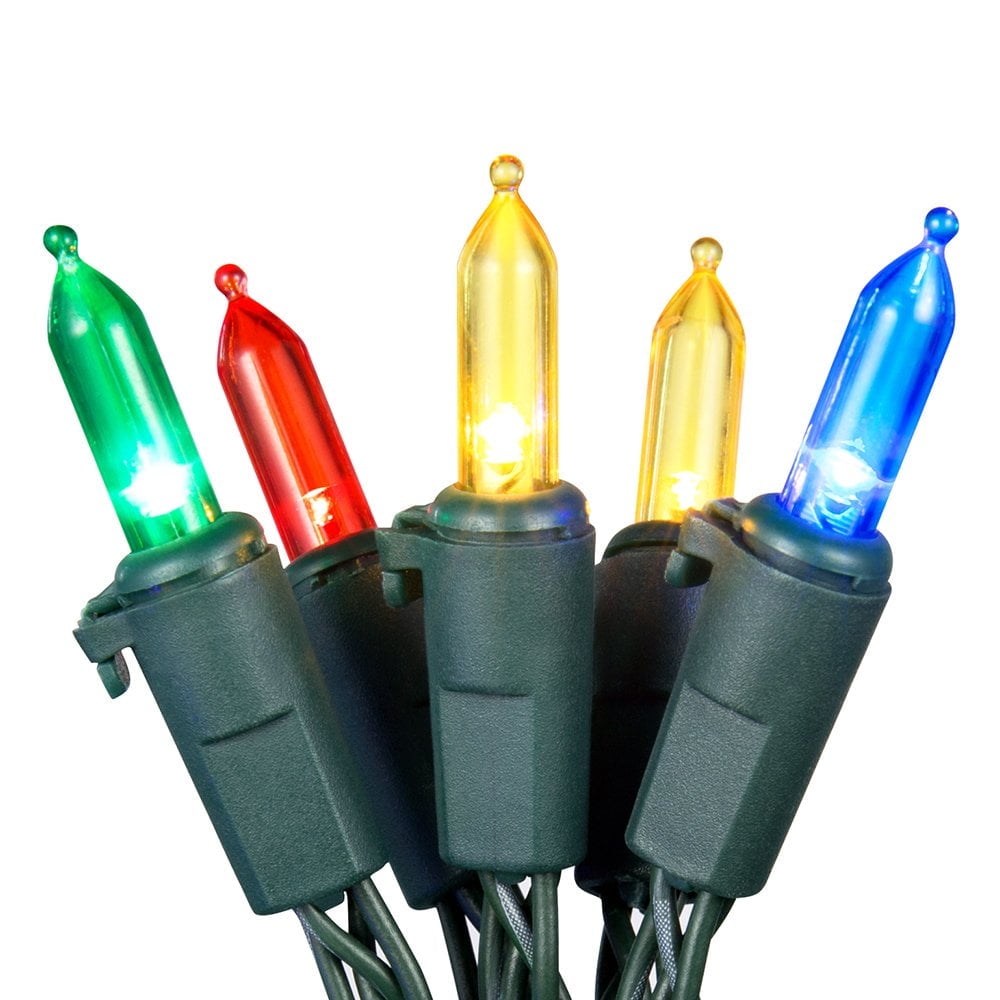 LOENDE Mini Christmas Lights, 17.7FT 50 LED, Battery-Operated, Multi ...