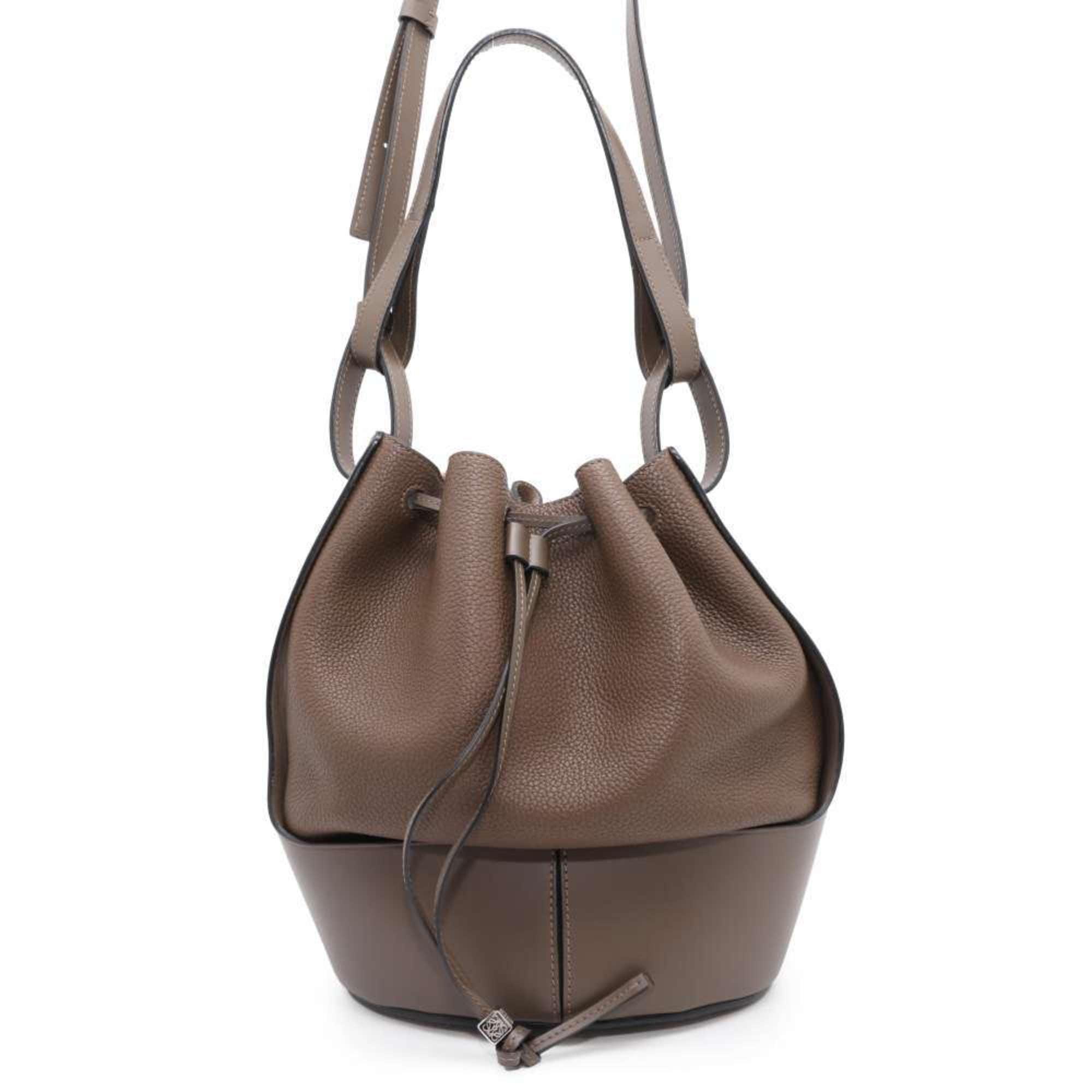 Pre-Owned LOEWE Shoulder Bag Balloon Leather Handbag (Good) - Walmart.com