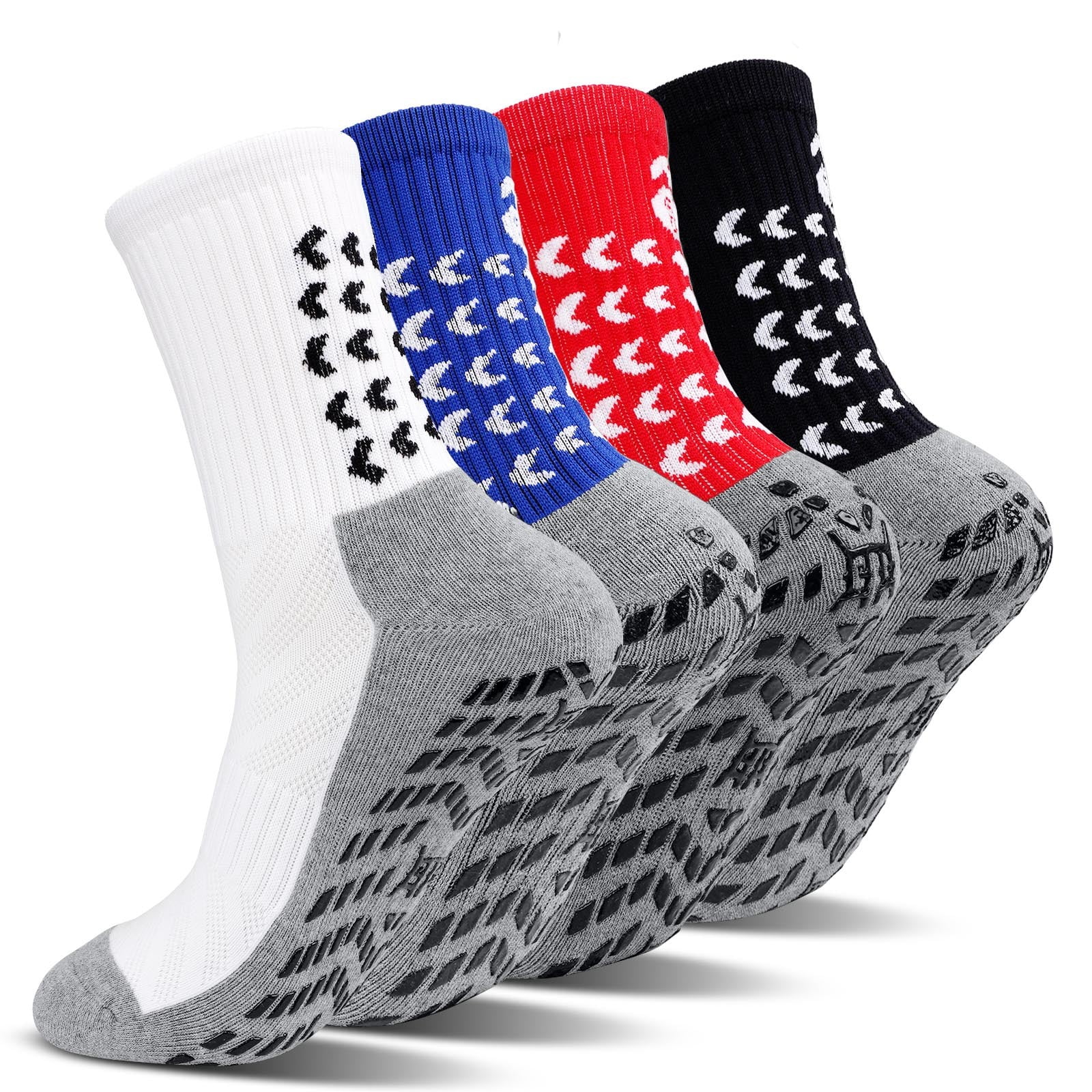Grip Socks Soccer, LOFIR Non Slip Anti Slip Socks for Men with Gripper ...