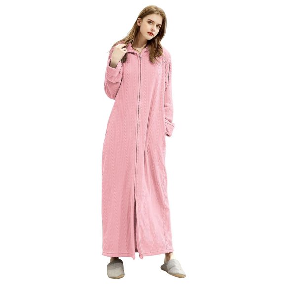 Zipper Robes Women