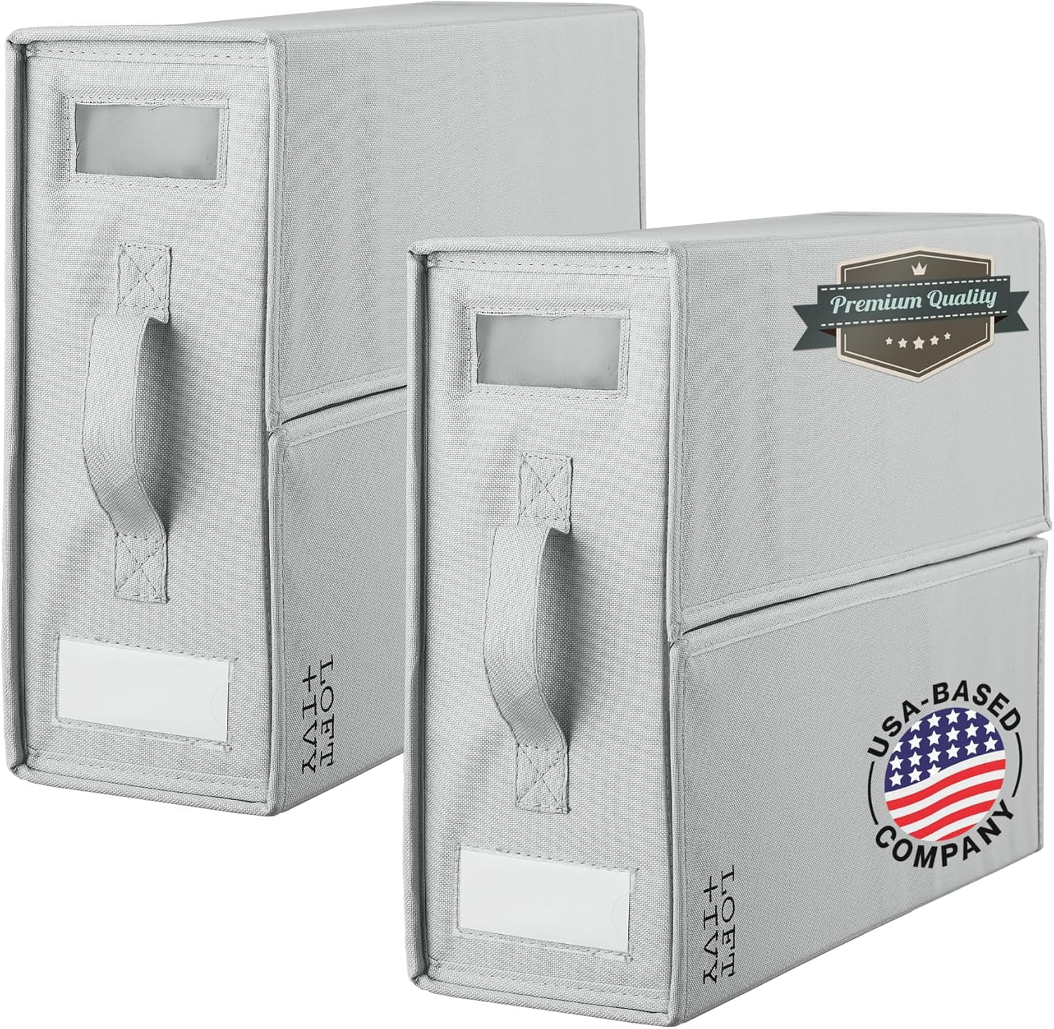 LOFT + IVY Bed Sheet Organizers and Storage 2 Pack – Sheet Holders with ...