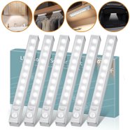 LOFTER-PRO 3 Pack Wireless 10 LED Motion Sensor Light, Under Cabinet ...