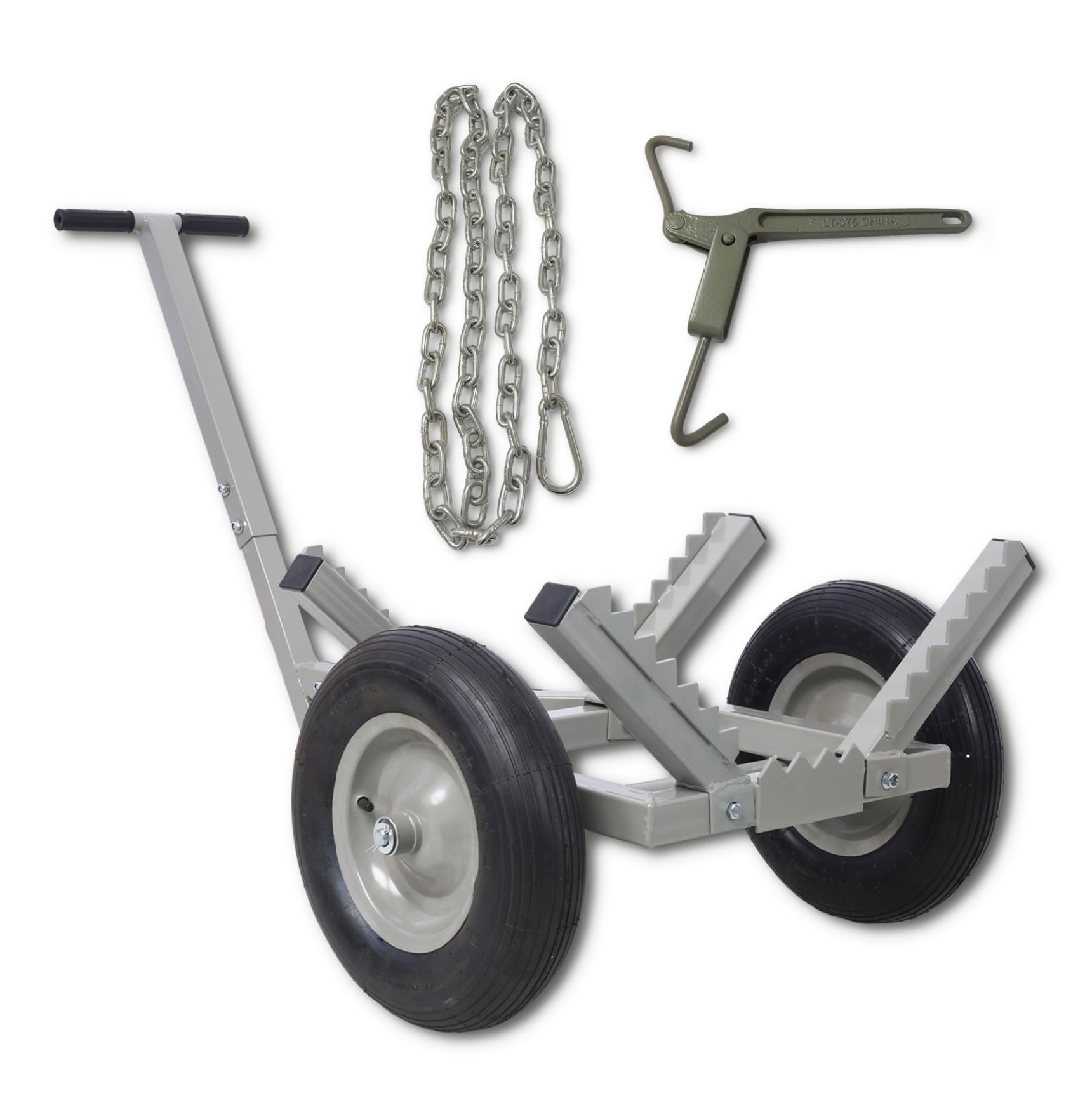LOG DOLLY WITH LOAD BINDER AND CHOKER CHAIN 440LB - Walmart.com