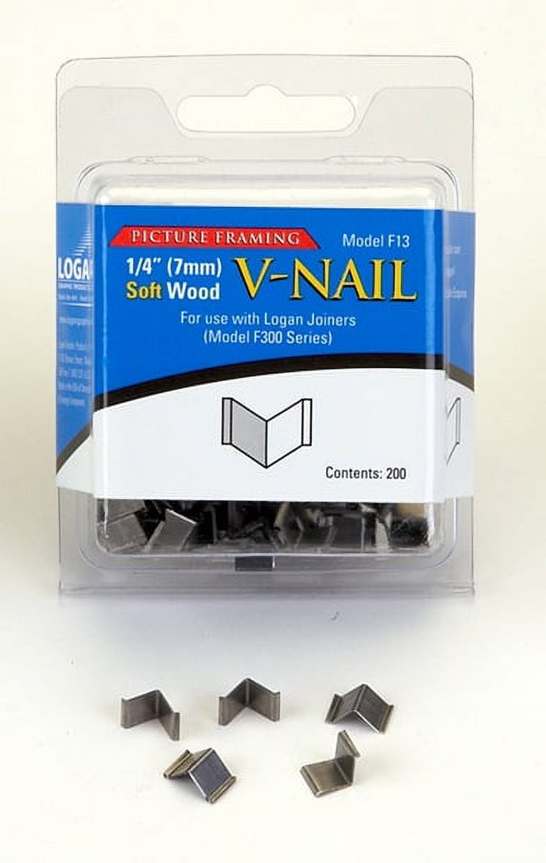 LOGAN 1/4" V-Nails Soft 200/Pack - Walmart.com