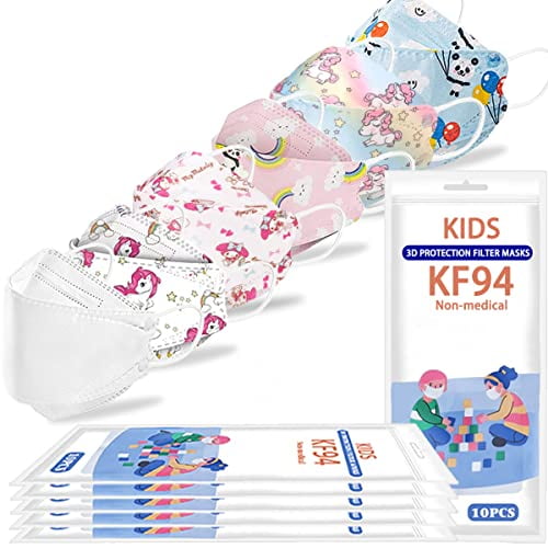 LOGAO【60 Packs Individually Packaged】 of KF94 Disposable Fish Mouth ...