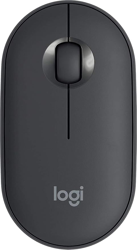 LOGI Pebble M350 Portable Wireless Mouse with Bluetooth or 2.4 GHz ...