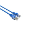 LOGICO Cat6 Slim Ethernet Patch Cable Blue 26 AWG 15FT (25 Pack ...