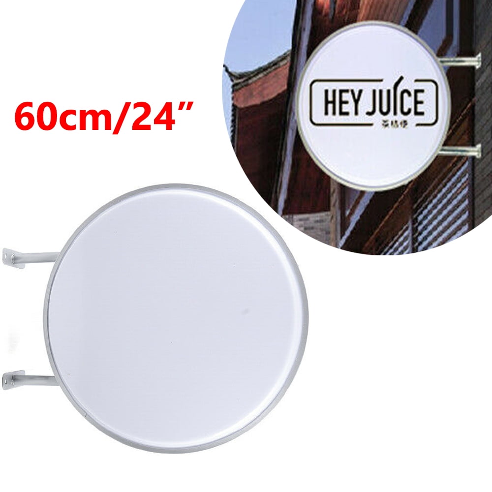 LOGO Sign Light Outdoor LED Light Box Wall-mounted Billboard Round 60cm ...