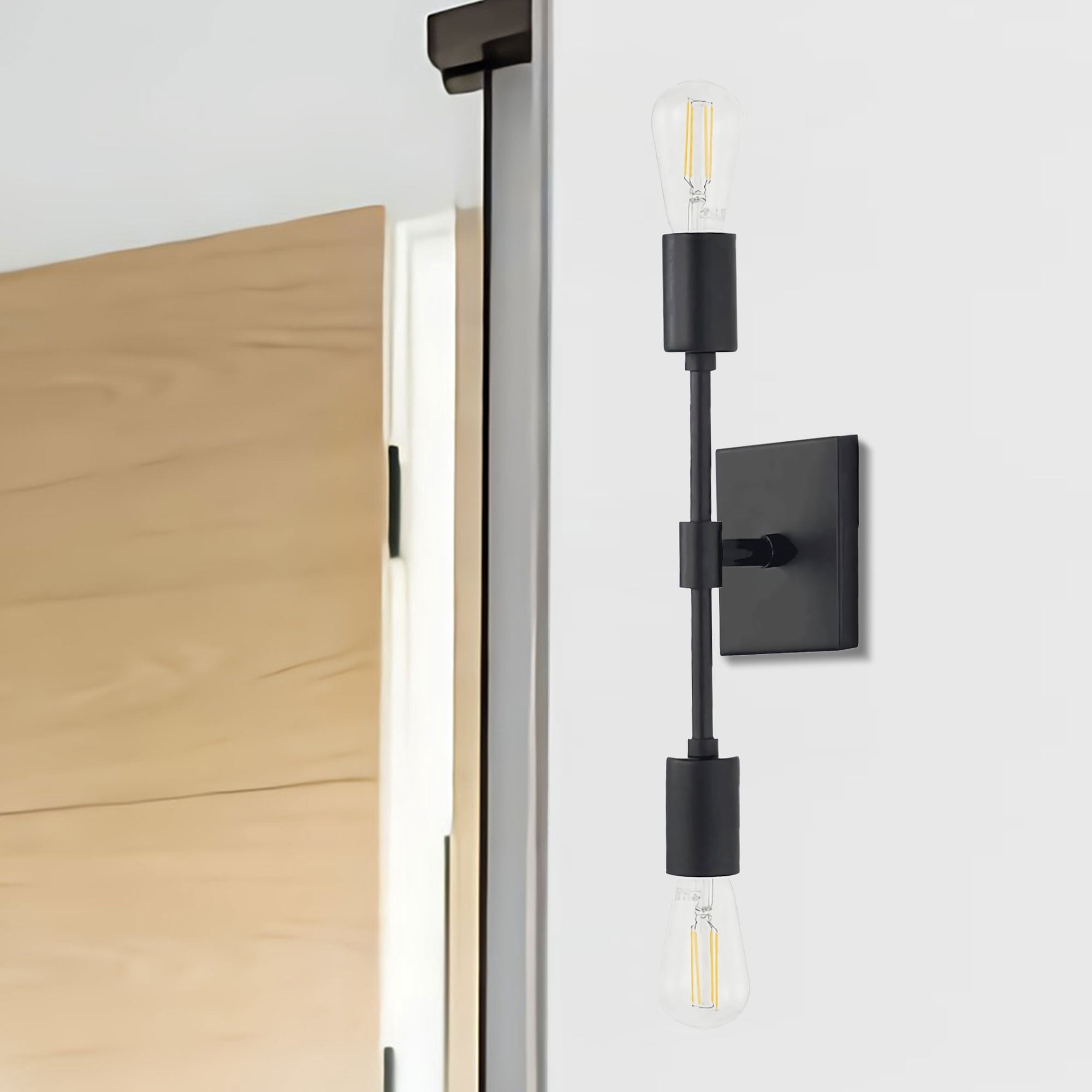 LOHASLED 2-Light Linear Wall Sconce Lighting,Modern Farmhouse Bathroom ...