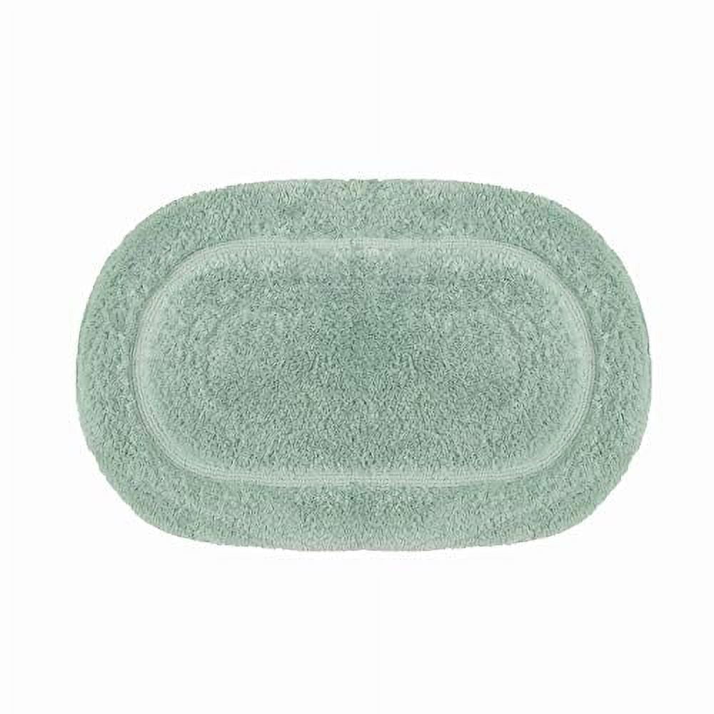 LOHAS Home Oval Bathroom Rug, 32x20, Shaggy Micorfiber Bath Mat, Non ...