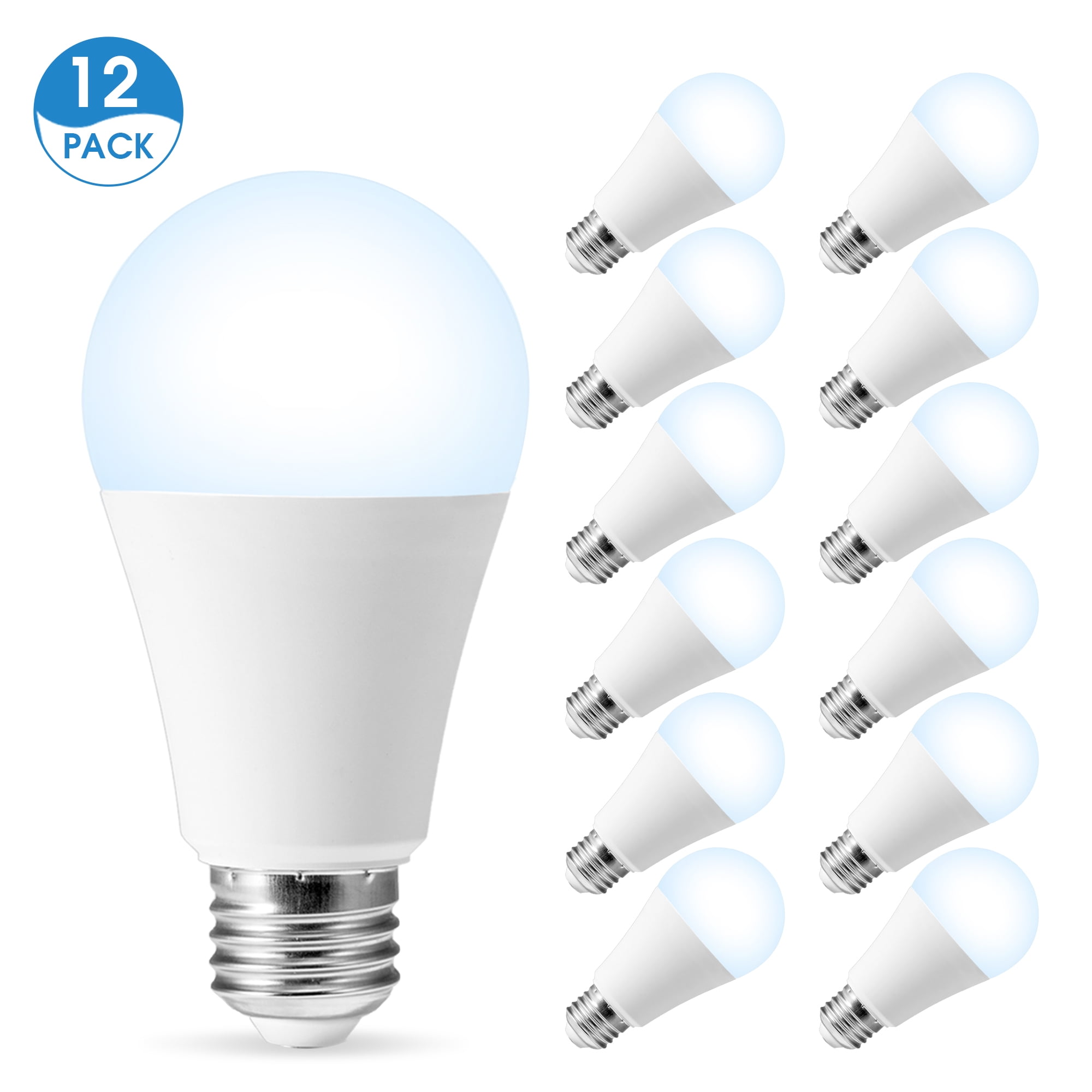LOHASLED Outdoor Dusk to Dawn Light Bulbs,100W Smart LED Light Bulb ...