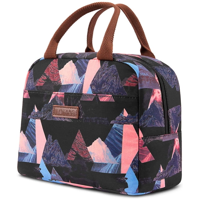 LOKASS Compact Insulated Lunch Bag, Water-resistant Tote, Thermal ...