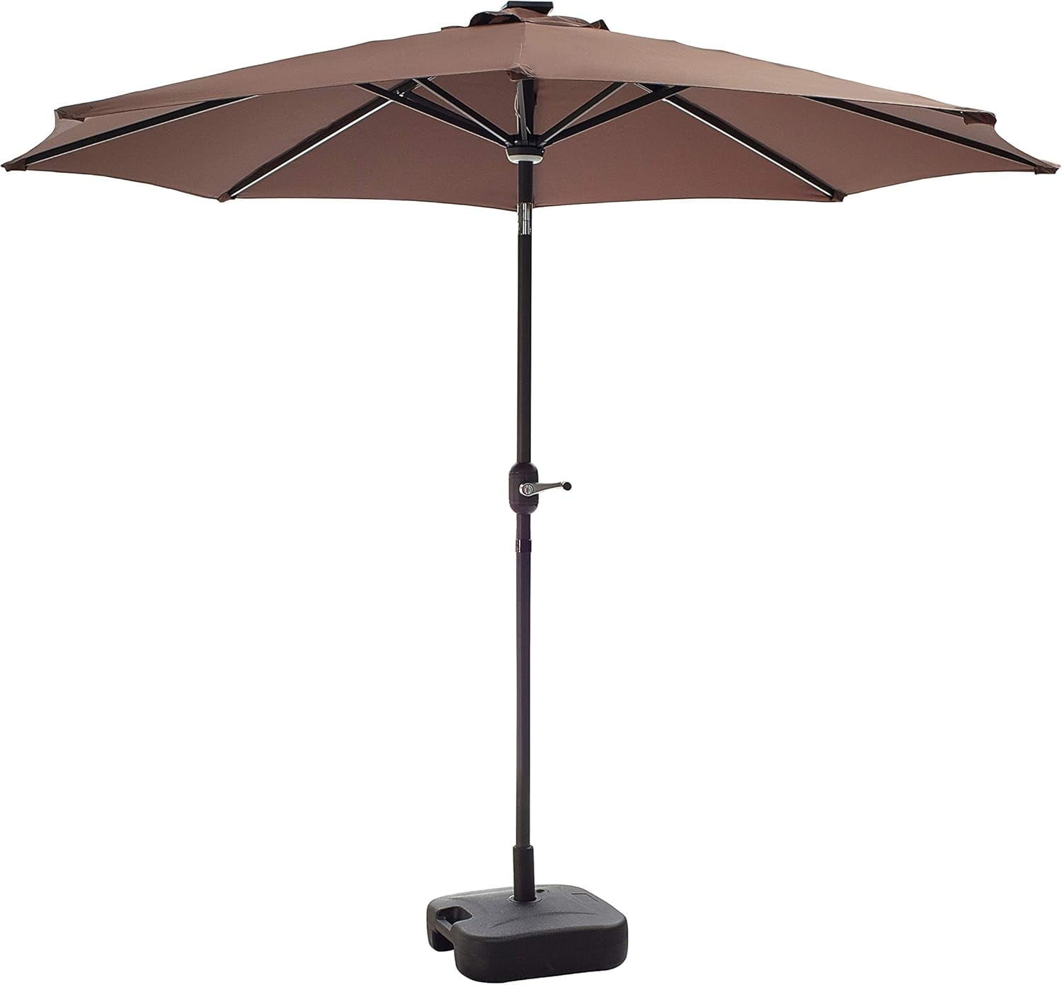 LOKATSE HOME 8.8FT Outdoor Solar Powered Patio 8 LED Lights Bars, 24 L ...