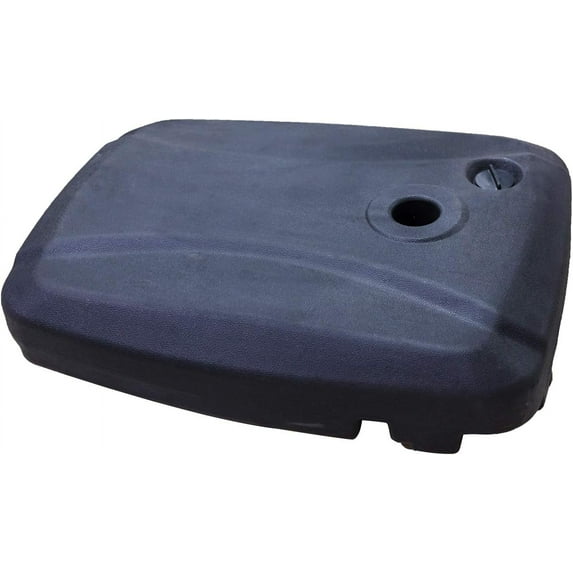 LOKATSE HOME Heavy-Duty Patio Offset Umbrella Base, Outdoor Plastic ...