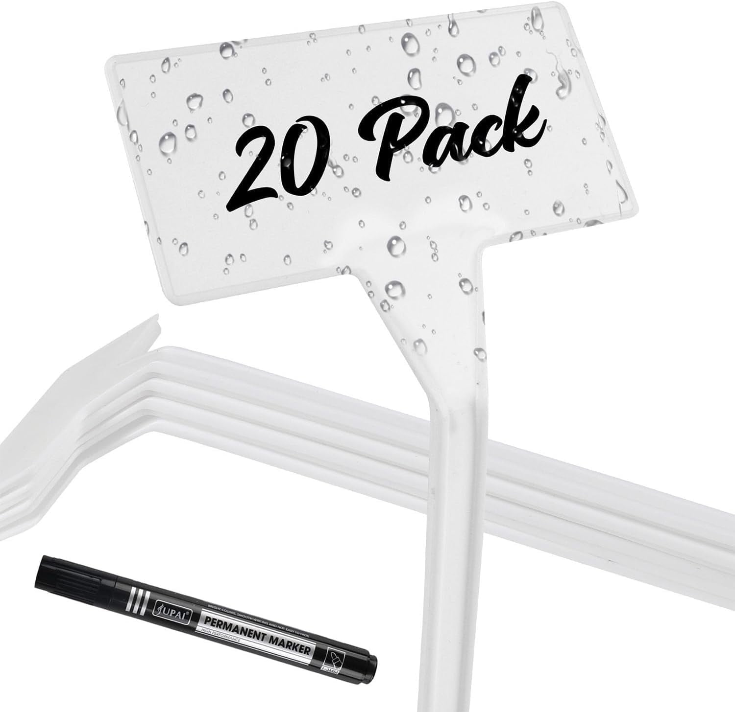 LOKIPA 20 Pack Large Plant Labels, Outdoor Plant Labels Waterproof T ...