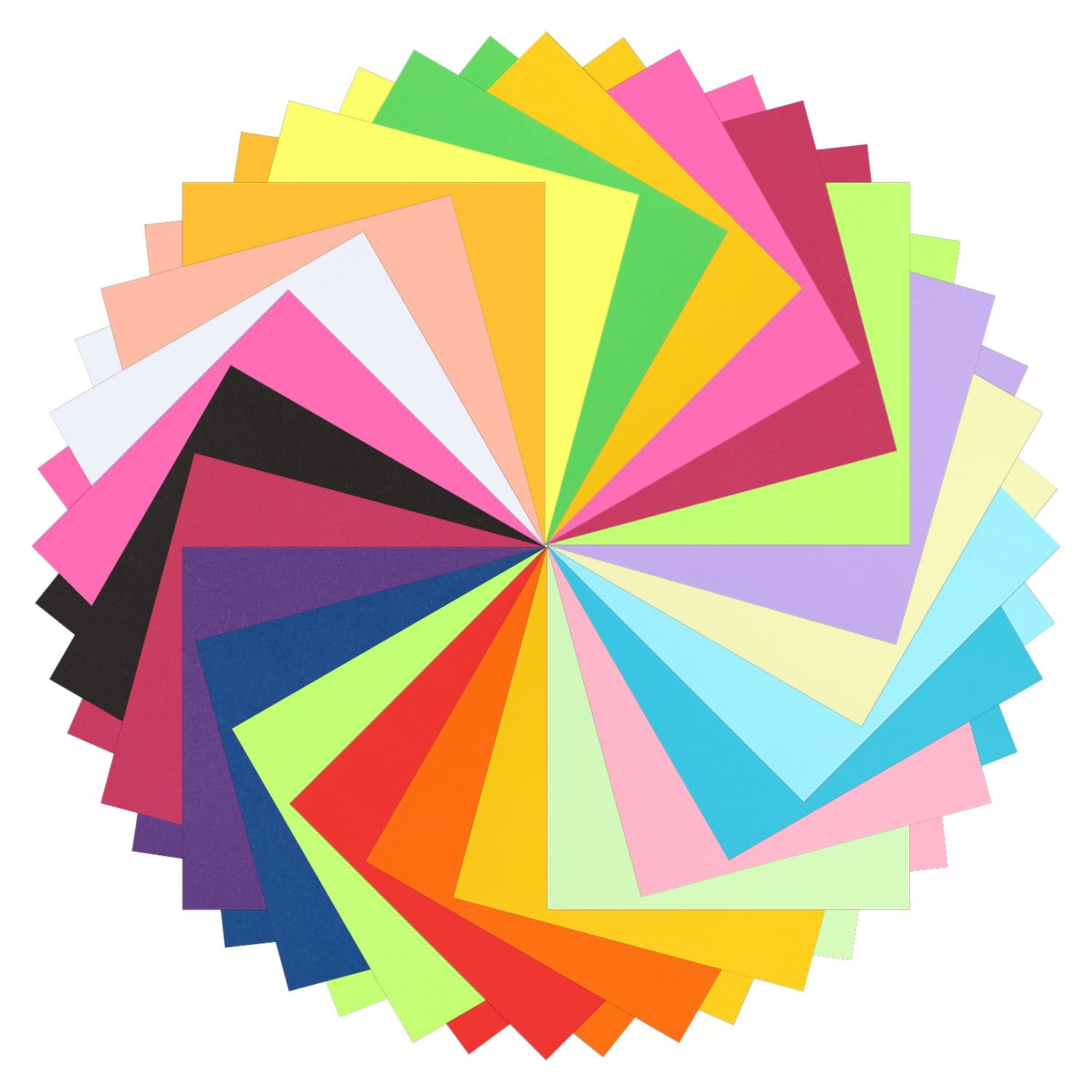 LOKIPA Origami Paper, 200 STF9 Sheets Origami Paper Double Sided 20 Vivid Colors for Arts Crafts ...