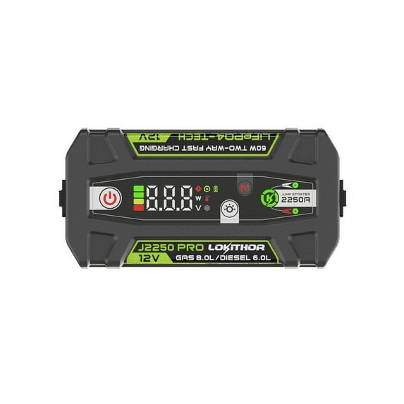 LOKITHOR J2250 PRO Jump Starter with LiFePO4 Safety Battery 2250Amp ...