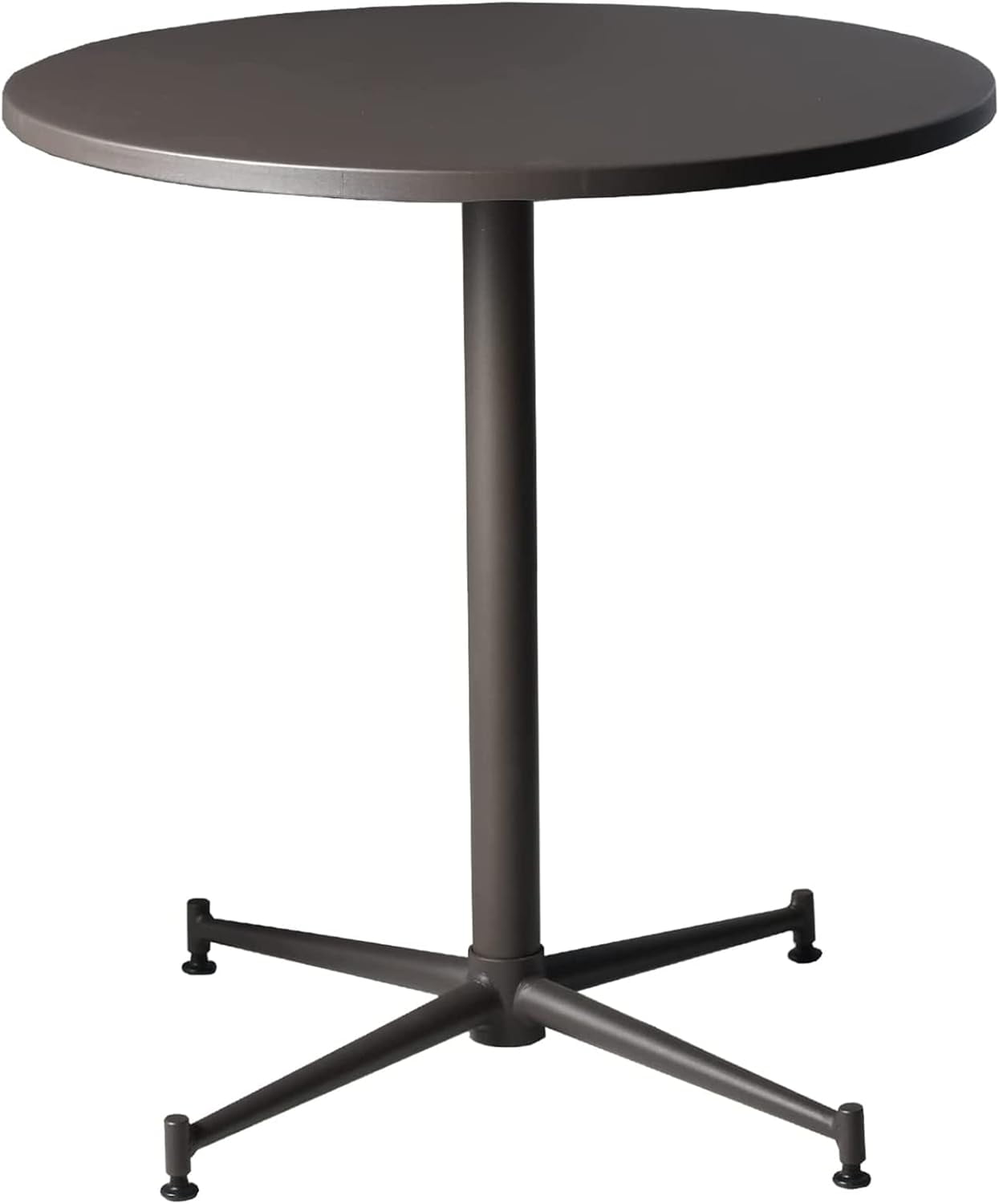LOKKHAN Premium Steel Patio Bistro Table, Backyard Dining Table, Indoor ...