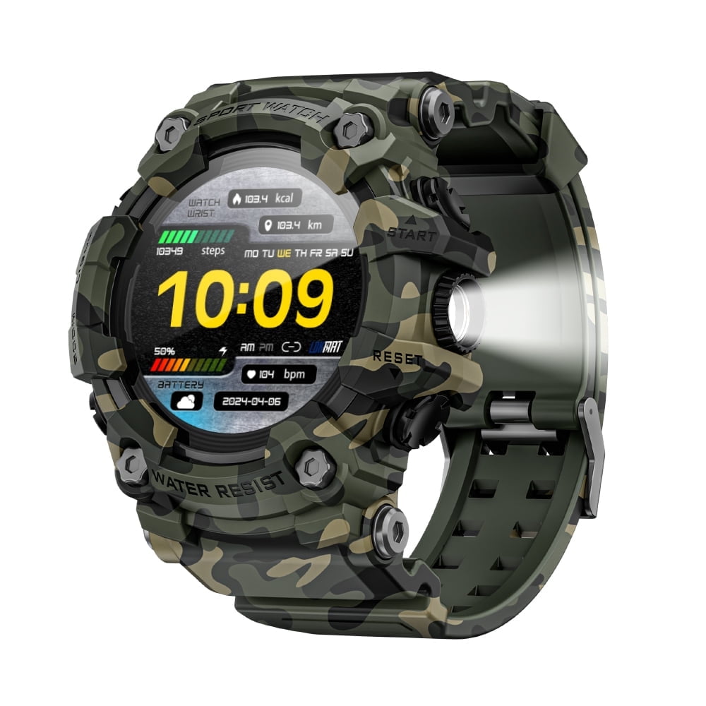 LOKMAT Attack GT Smart Watch For Android and Iphone, IP68 Waterproof ...