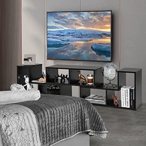 LOKO 3 Pieces Cube TV Stand, Modern Entertainment Center for up to 65 ...
