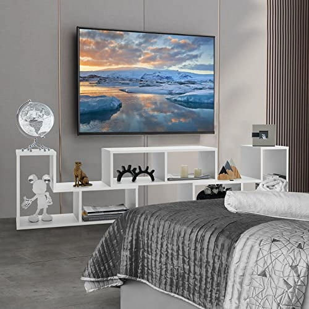 LOKO 3 Pieces Cube TV Stand, Modern Entertainment Center for up to 65 ...