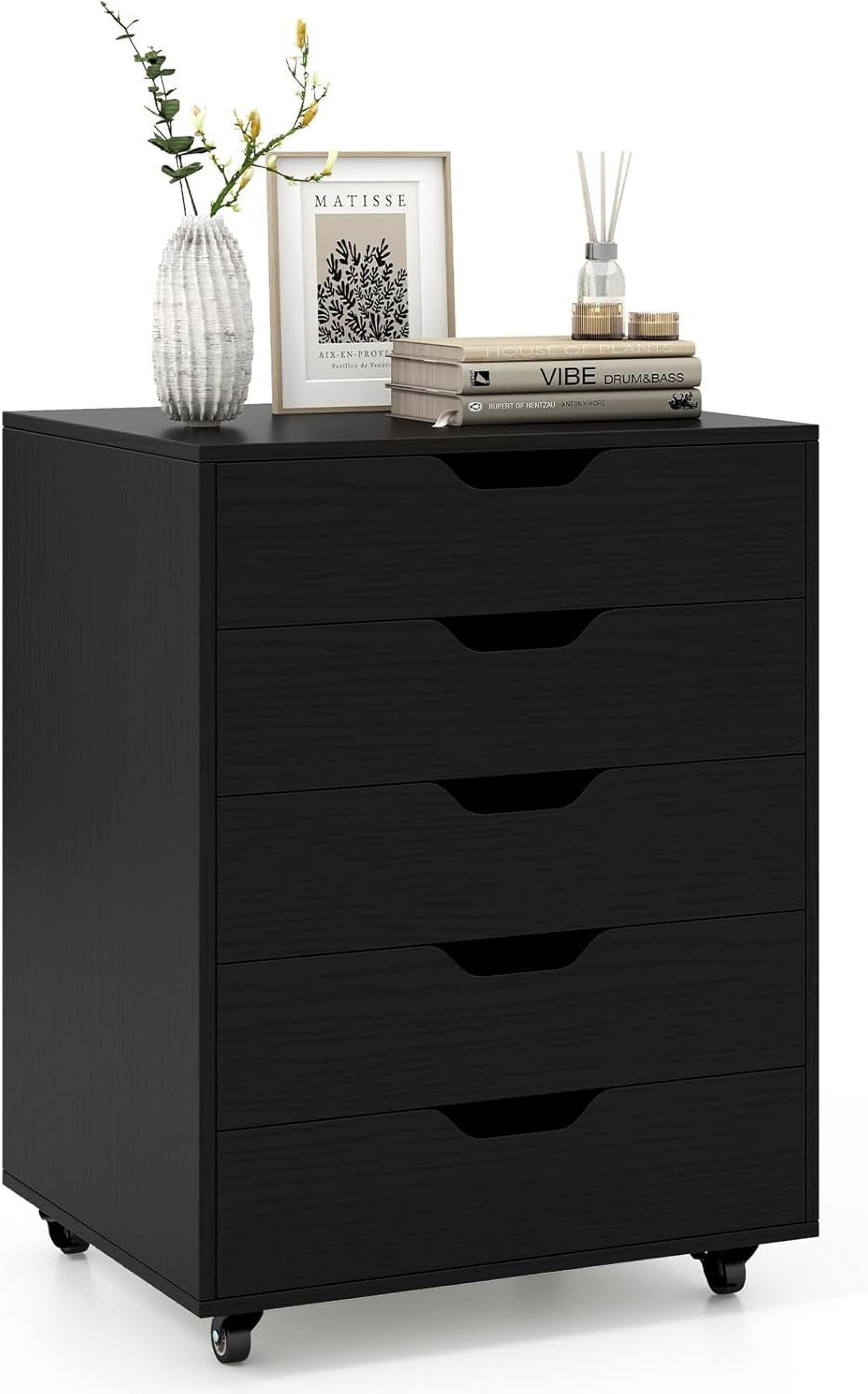 LOKO 5-Drawer Storage Cabinet, Versatile Storage Drawer of Chest with ...