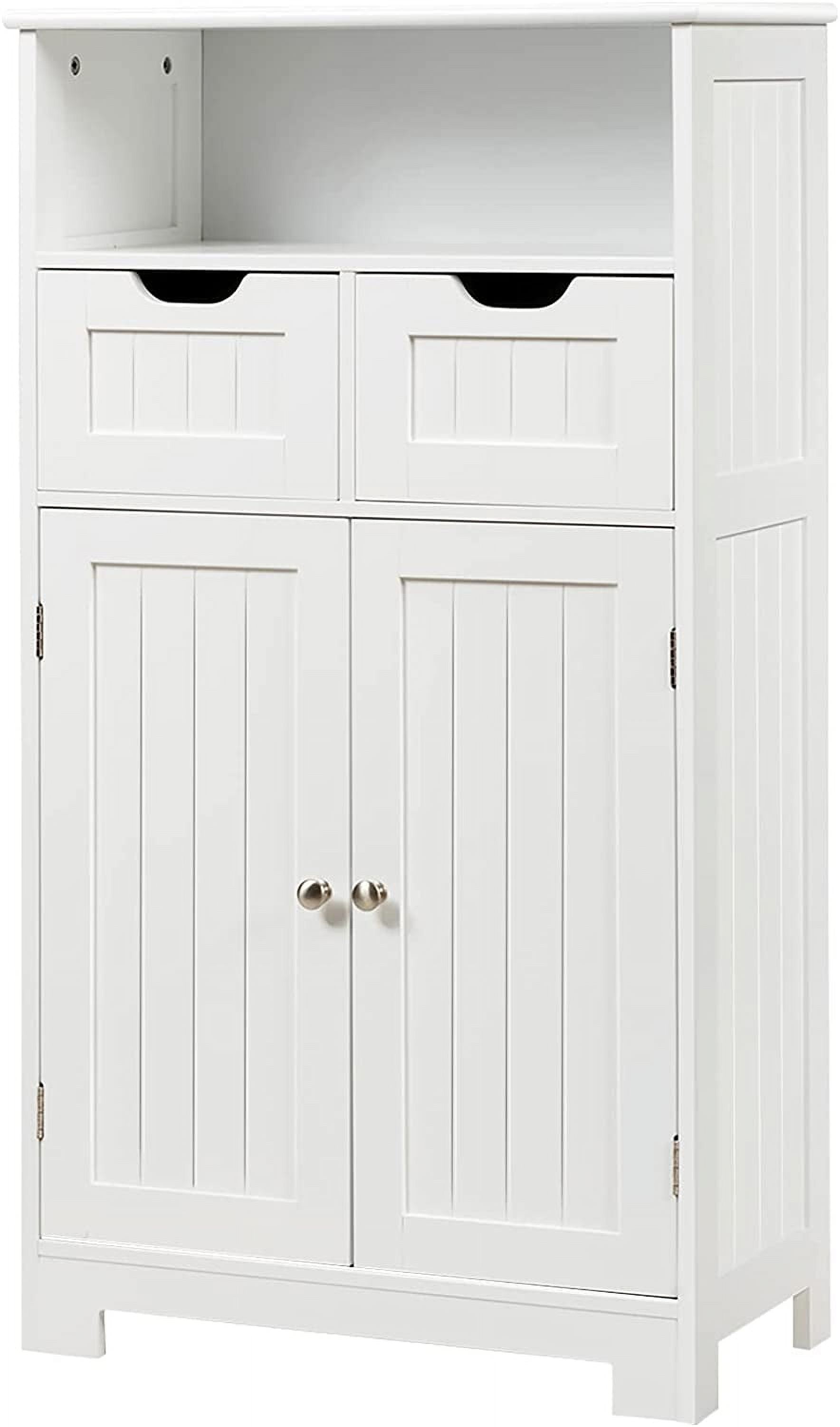 LOKO Bathroom Storage Cabinet, Multifunctional Floor Storage Organizer ...