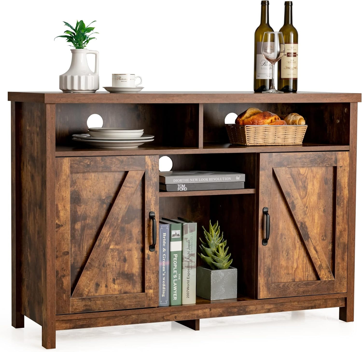 LOKO Buffet Cabinet with Storage, Kitchen Sideboard Storage Cabinet ...