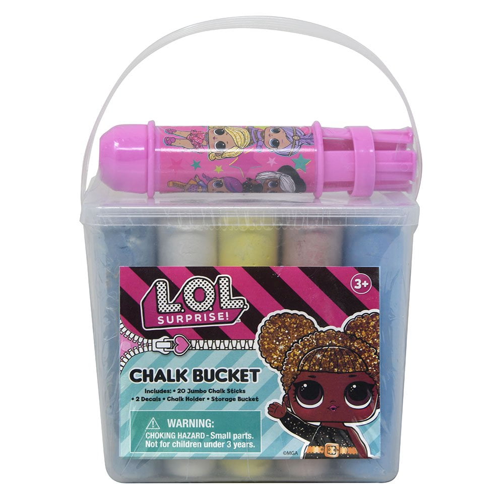 LOL 20pc Chalk in Tub w/holder - Walmart.com