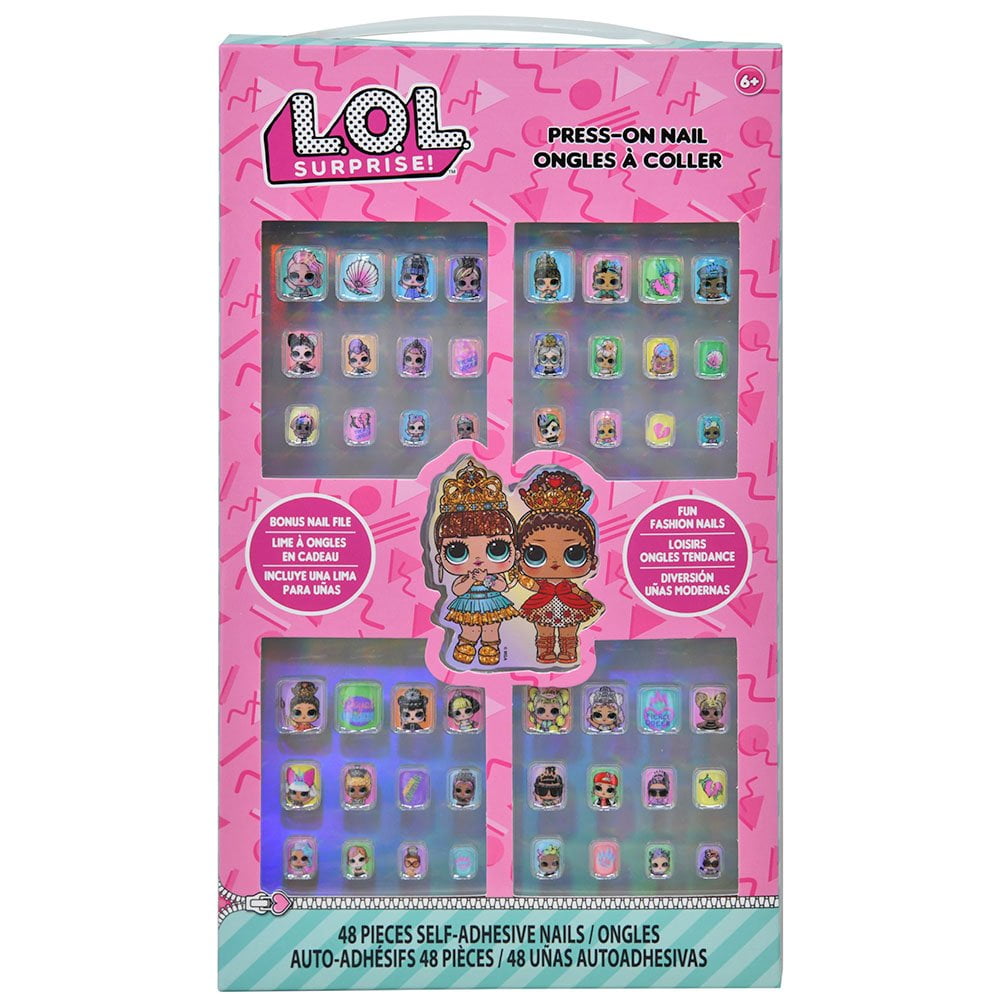 LOL 48pk Press On Nails in Box - Walmart.com
